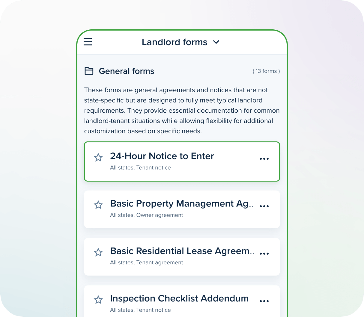 Lease Agreement Templates by TenantCloud: online leases, digital signatures